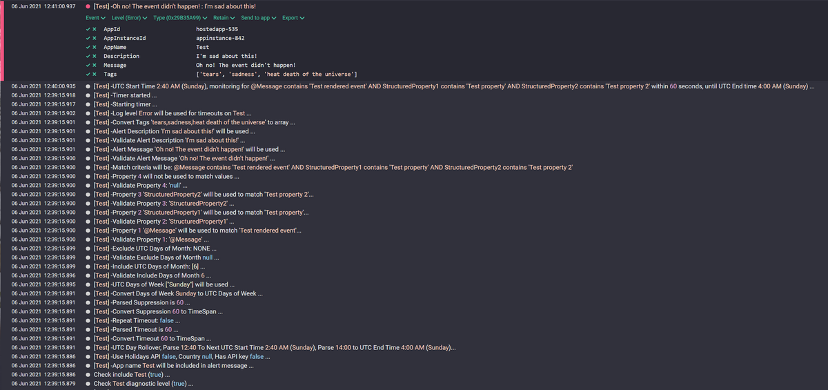 Event Timeout - A super powered event monitoring app for Seq - Matt's ...